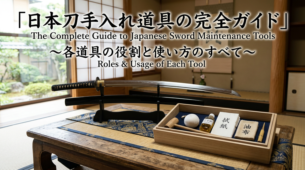 The Complete Guide to Japanese Sword Maintenance Tools — What Each One ...