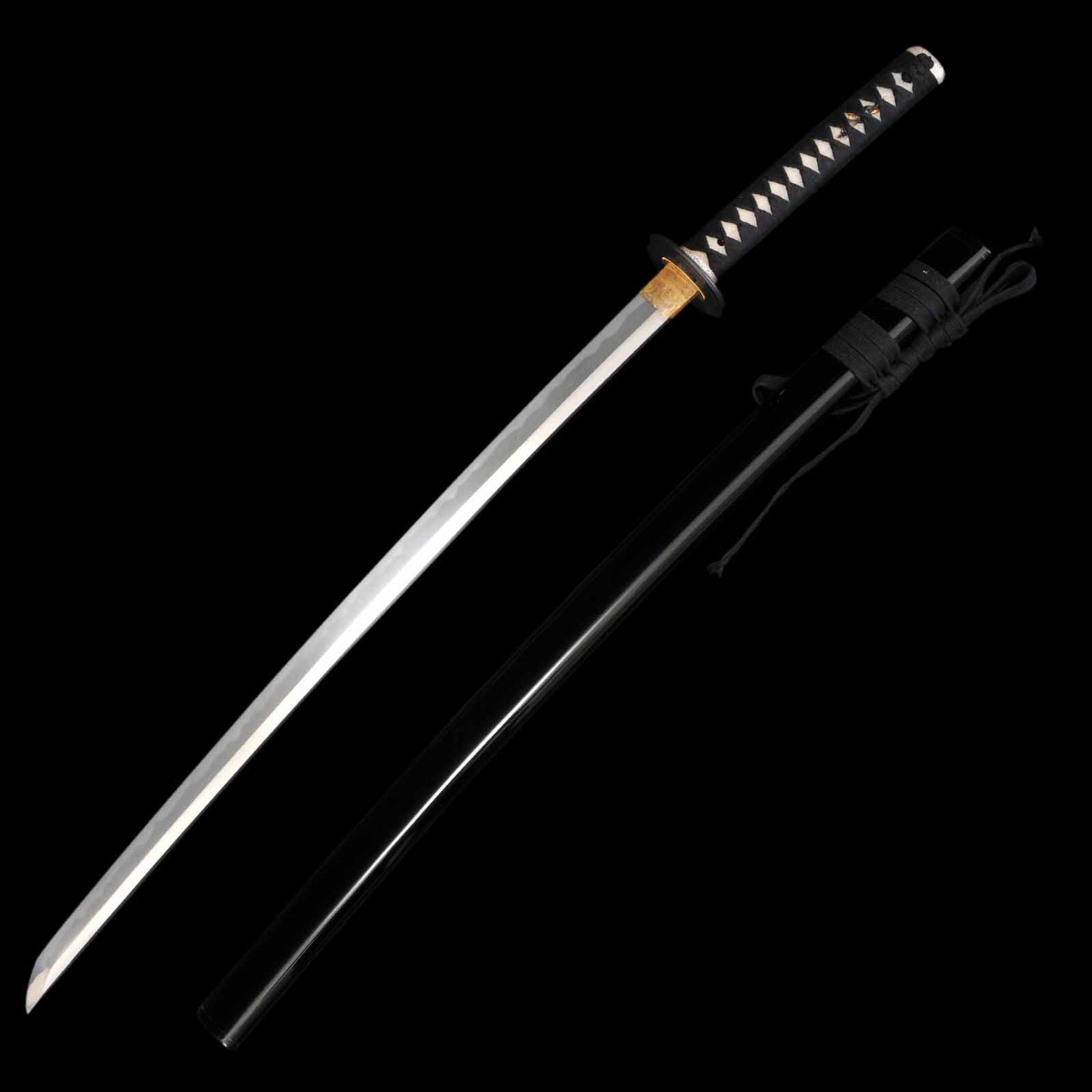 Katana - Kanemitsu - Uchigatana Koshirae - Suriage Nakago - Shinto Era ...
