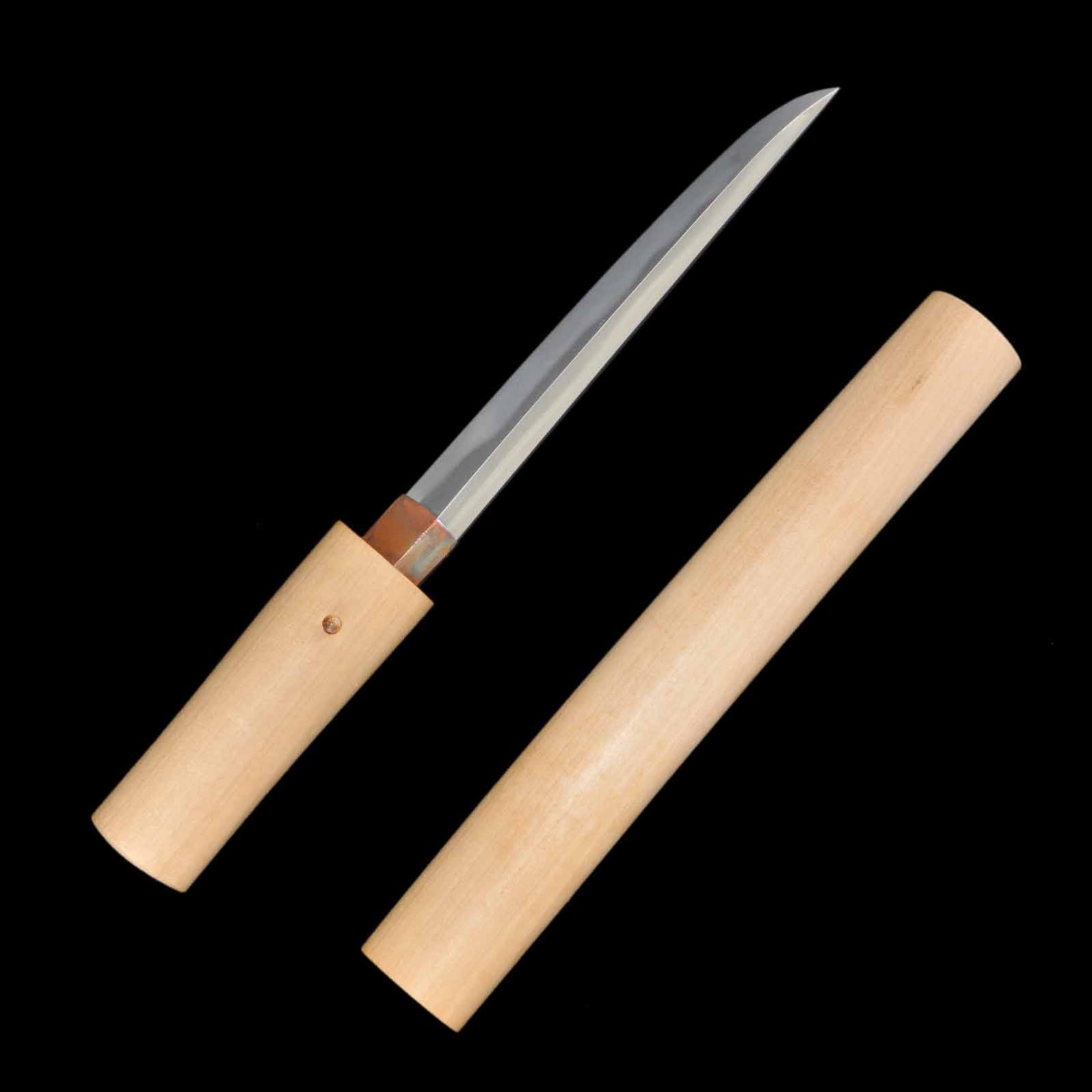 Tanto(Shobu) - Tadayoshi - Shirasaya Koshirae - Ubu Nakago - Shinto Er ...