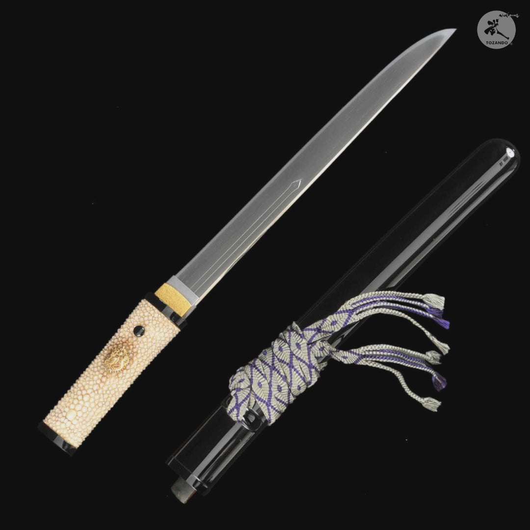 Tanto - Kanekiyo - NTHK Certificate - Aikuchi/Shirasaya Koshirae - Ubu ...